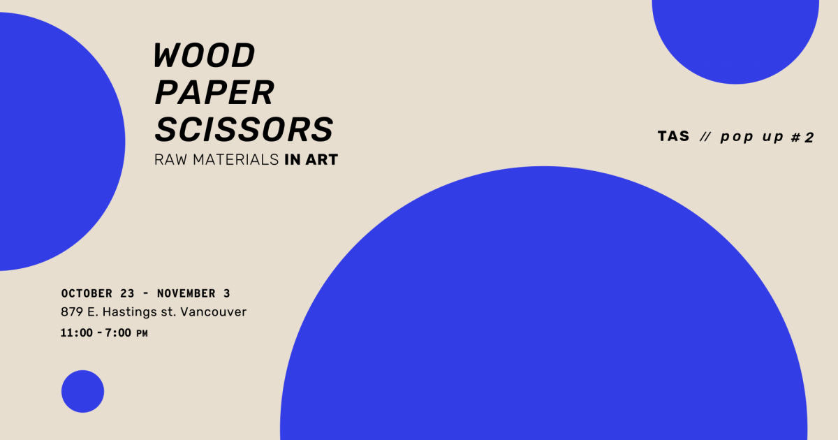 Wood Paper Scissors: Raw Materials in Art – Canvas to the Imagination
